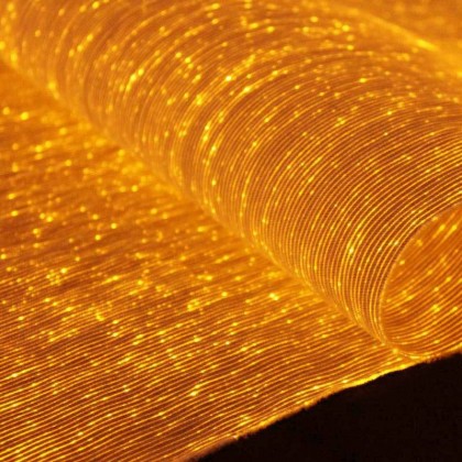 AIDA GOLD FABRIC (LUMINOUS FIBER OPTIC FABRIC) – Lumigram